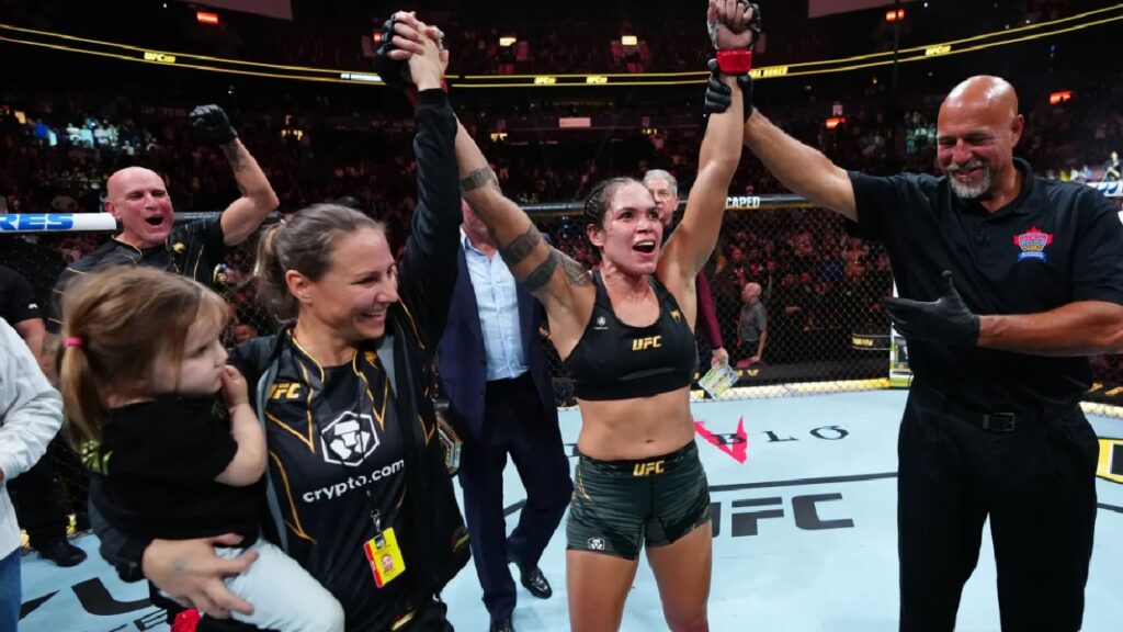 Amanda Nunes retained the UFC Bantamweight belt after defeating Irene ...