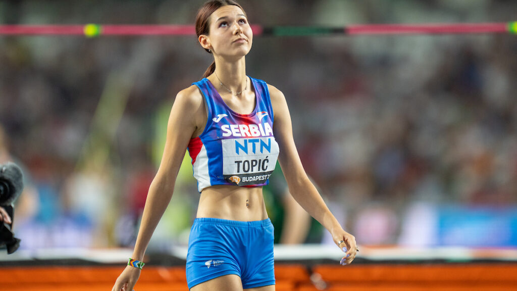 Angelina Topic won the high jump gold in Banska Bystrica - Femi Sports
