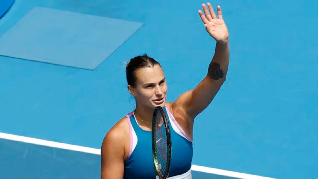 Aryna Sabalenka smashed Shelby Rogers and advanced to the third round ...