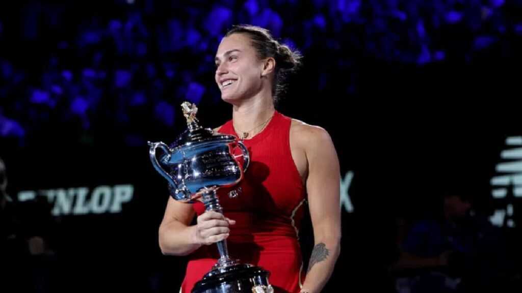 Aryna Sabalenka: I couldn't even imagine that I would lift this trophy ...