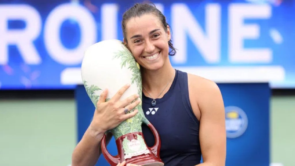 Caroline Garcia won the title at the WTA 1000 Western & Southern Open ... Caroline Garcia won the title at the WTA 1000 Western & Southern Open ...