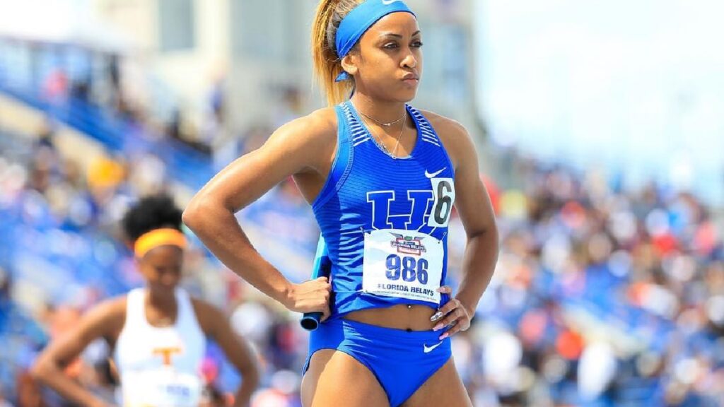 American athlete Celera Barnes - Femi Sports