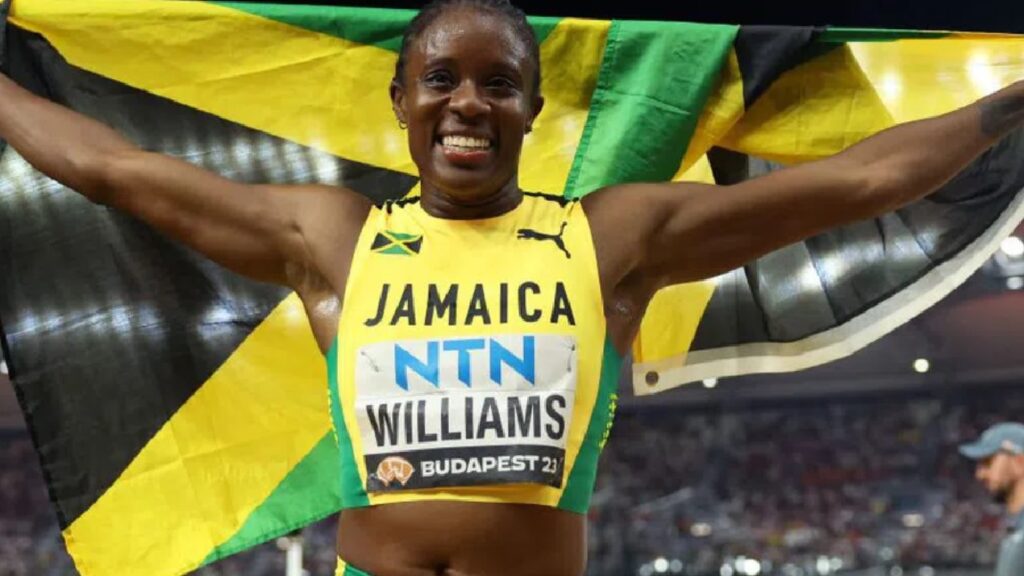 Danielle Williams won the 100m hurdles title at the World Athletics ...