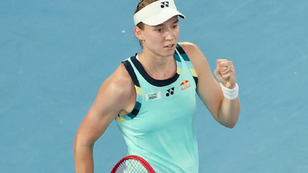 Elena Rybakina qualified for the second round of the Australian Open ...