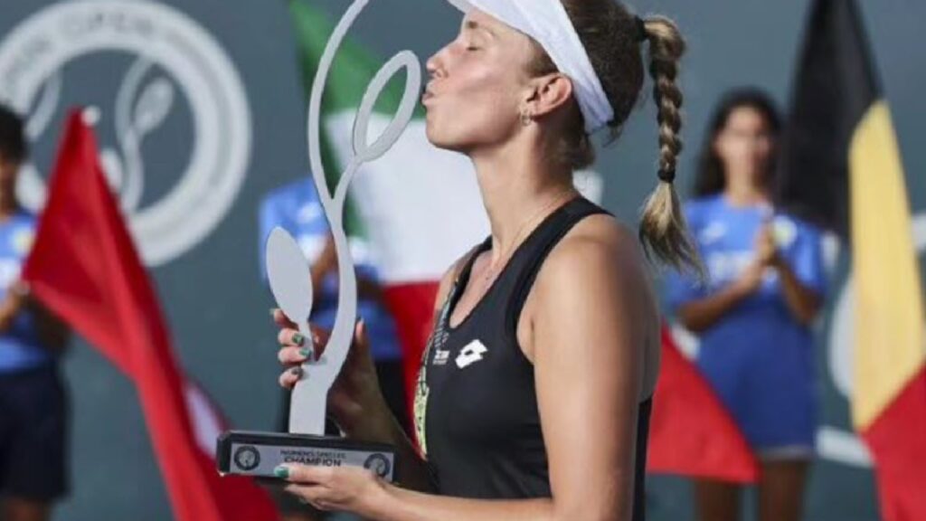 Elise Mertens defended her title at the WTA 250 Jasmin Open Monastir ...