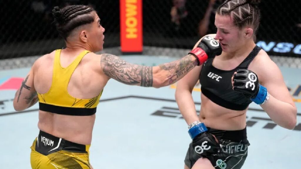 Erin Blanchfield defeated Jessica Andrade via submission at UFC Fight ...