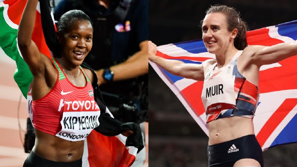 Faith Kipyegon vs Laura Muir at the 2023 Florence Diamond League – Femi ...