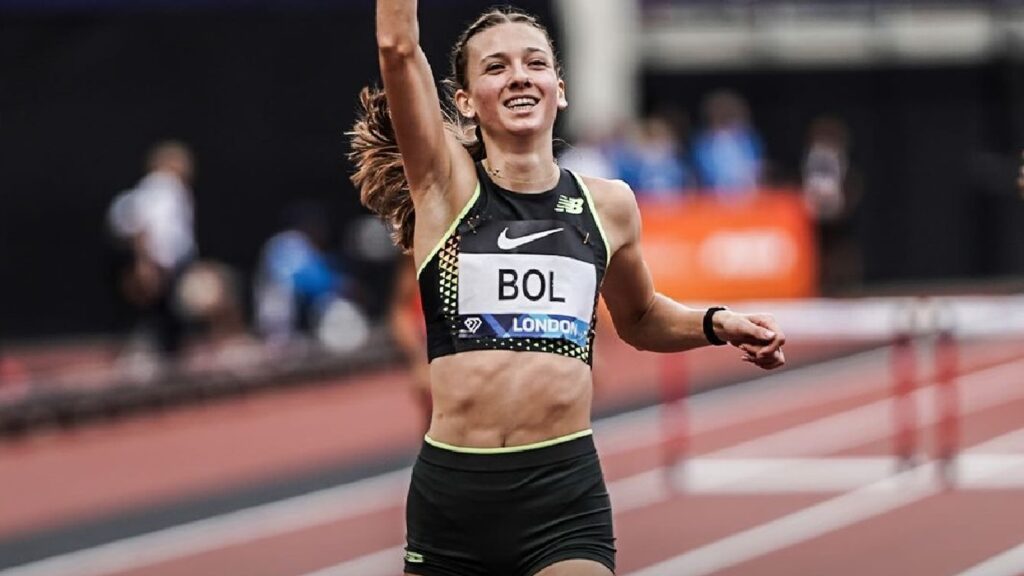 Femke Bol won 400m hurdles gold at the London Diamond League with a new ...