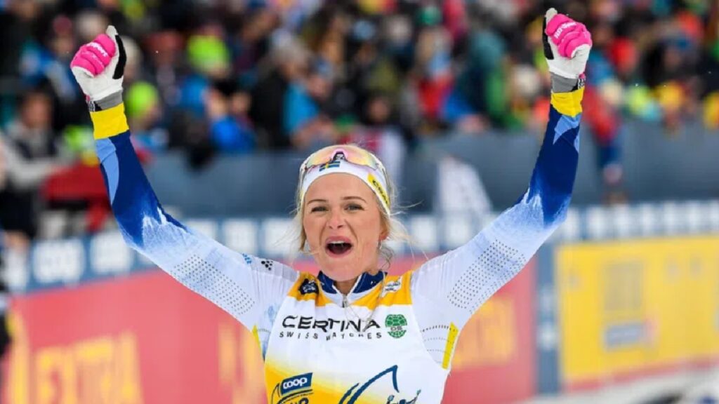 Frida Karlsson won the start of the 20 km women's pursuit in Oberstdorf ...