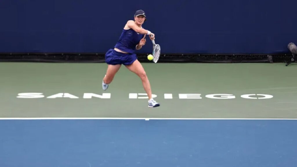 Iga Swiatek qualified for the quarterfinals of the WTA 500 San Diego ...