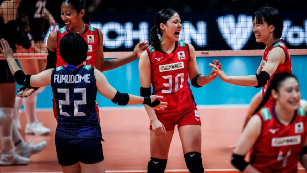 Japan Beats Belgium At The Womens Volleyball World Cup Femi Sports