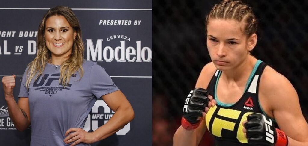 Jennifer Maia vs Maryna Moroz at the UFC Fight Night 215 - Femi Sports