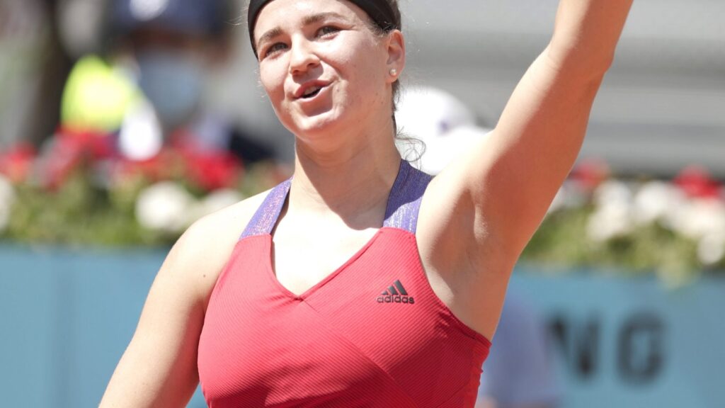 Karolina Muchova qualified for the semi-finals of the Roland Garros ...