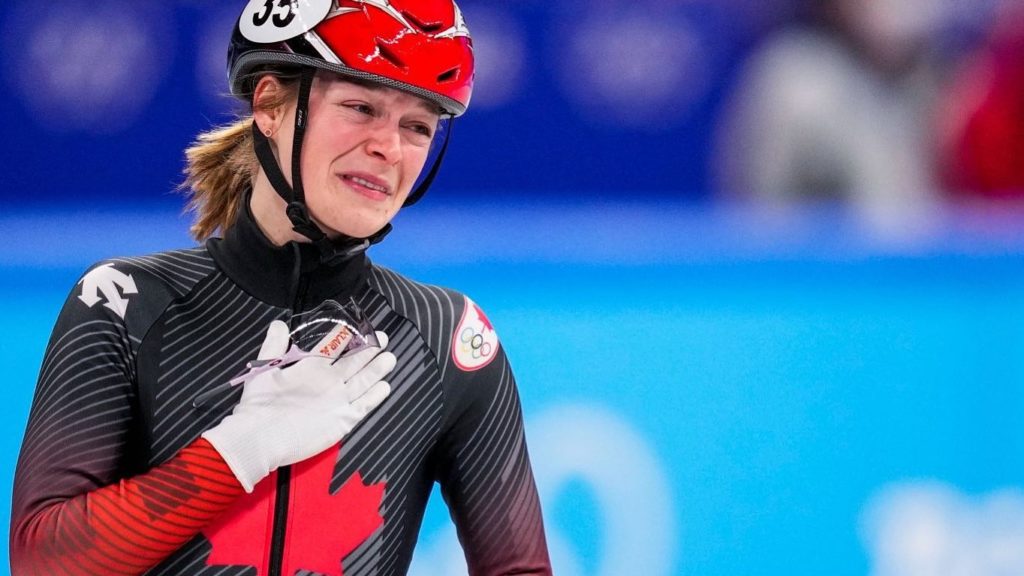Kim Boutin was eliminated in the 1,000m short track speed skating ...