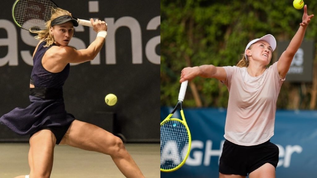 Liudmila Samsonova vs Aliaksandra Sasnovich in the final of the WTA 250 ...