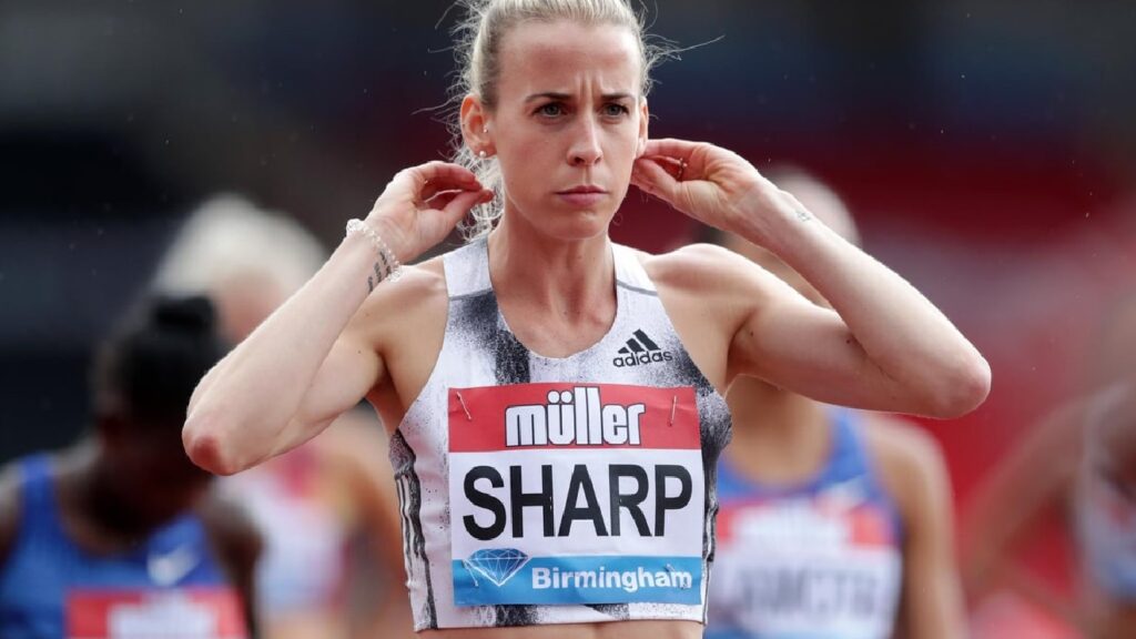 Lynsey Sharp returned to the track for the first time in more than three years - Femi Sports