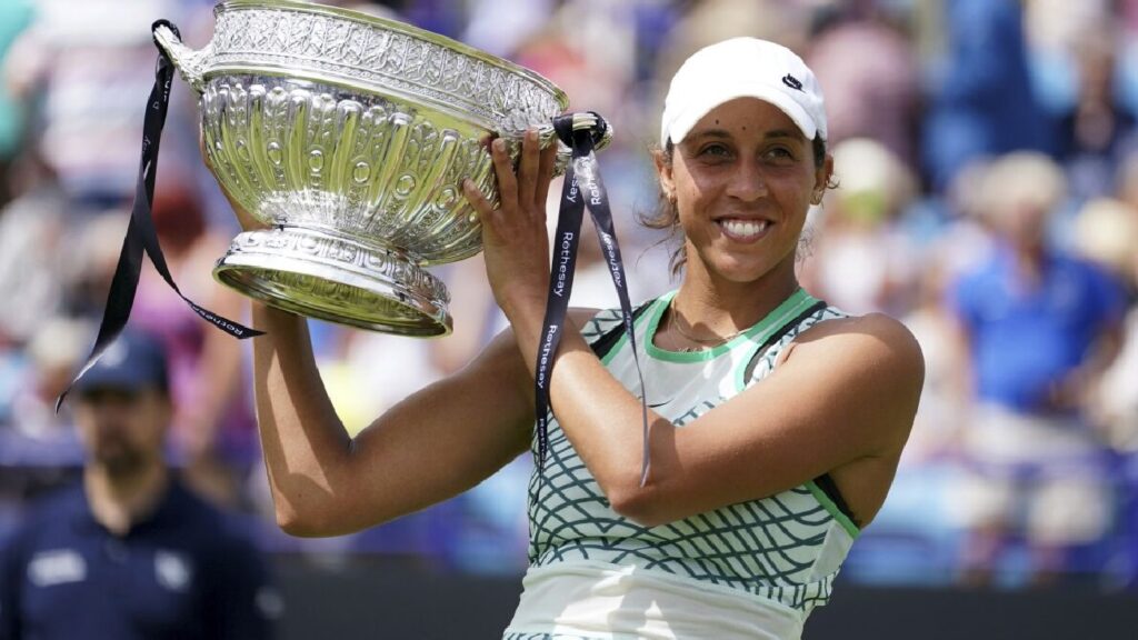 Madison Keys won the title of the WTA 500 Rothesay International ...