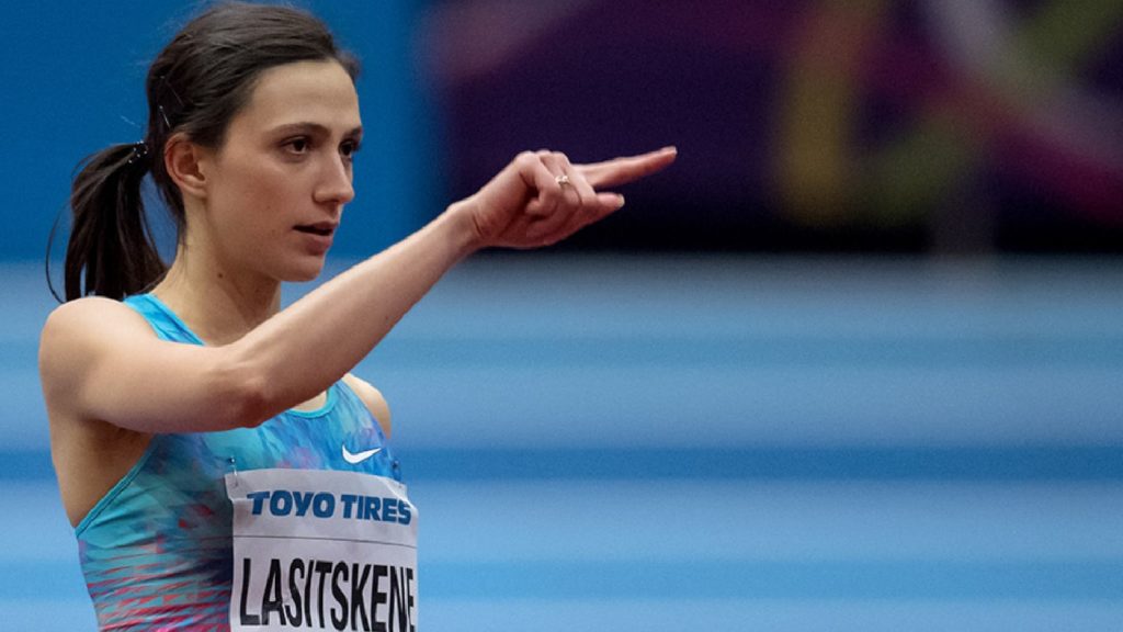 Olympic high jump champion Mariya Lasitskene starts her season at a ...