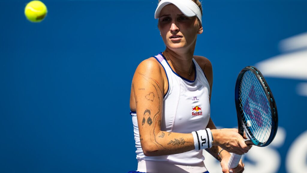 Marketa Vondrousova qualified for the third round of the WTA 1000 Dubai ...