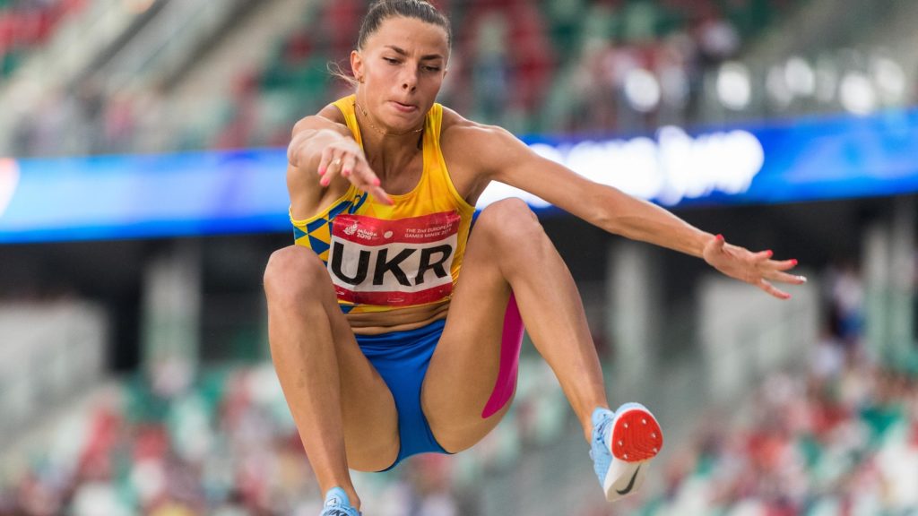 Maryna Bekh-Romanchuk made an impressive debut in the triple jump ...
