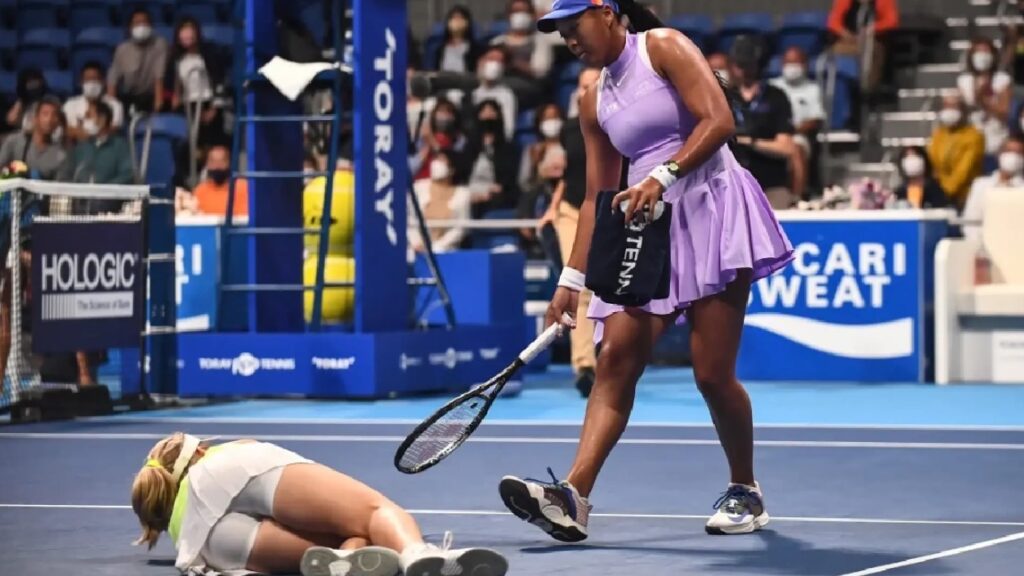 Naomi Osaka has advanced to the second round of the WTA 500 Toray Pan ...