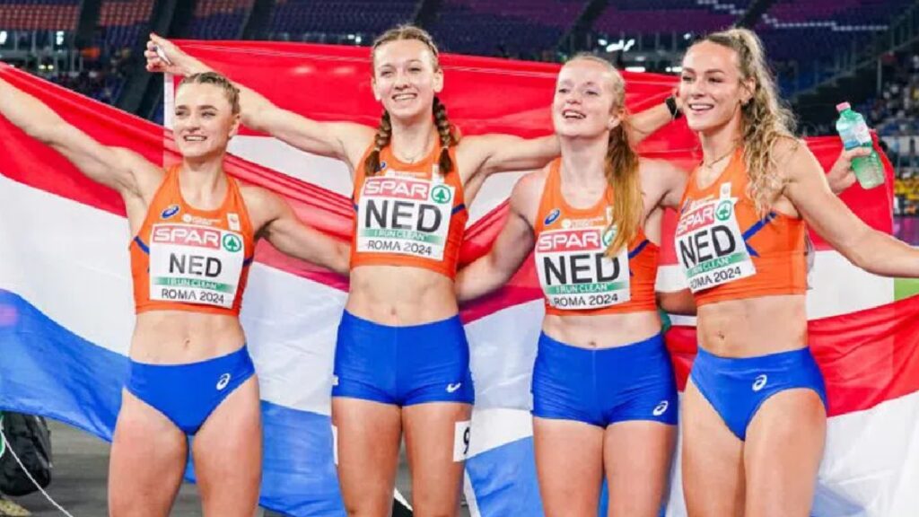 The Netherlands defended its European women's 4x400m relay title in ...