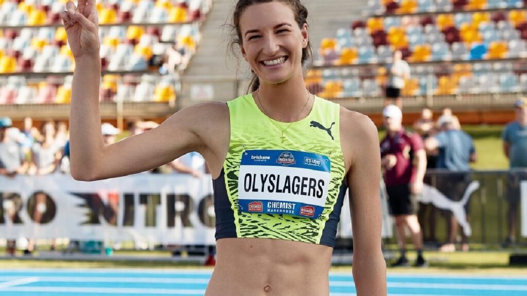 Nicola Olyslagers won the high jump gold at Paris Diamond League with ...