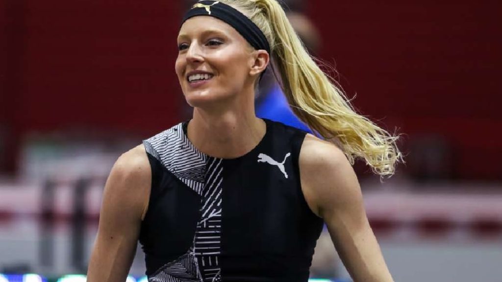 Sandi Morris won the gold in the women’s pole vault at the World Indoor ...