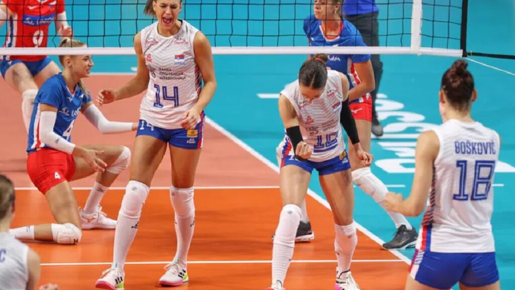Serbia upset the Czech Republic for their 7th consecutive European semi ...
