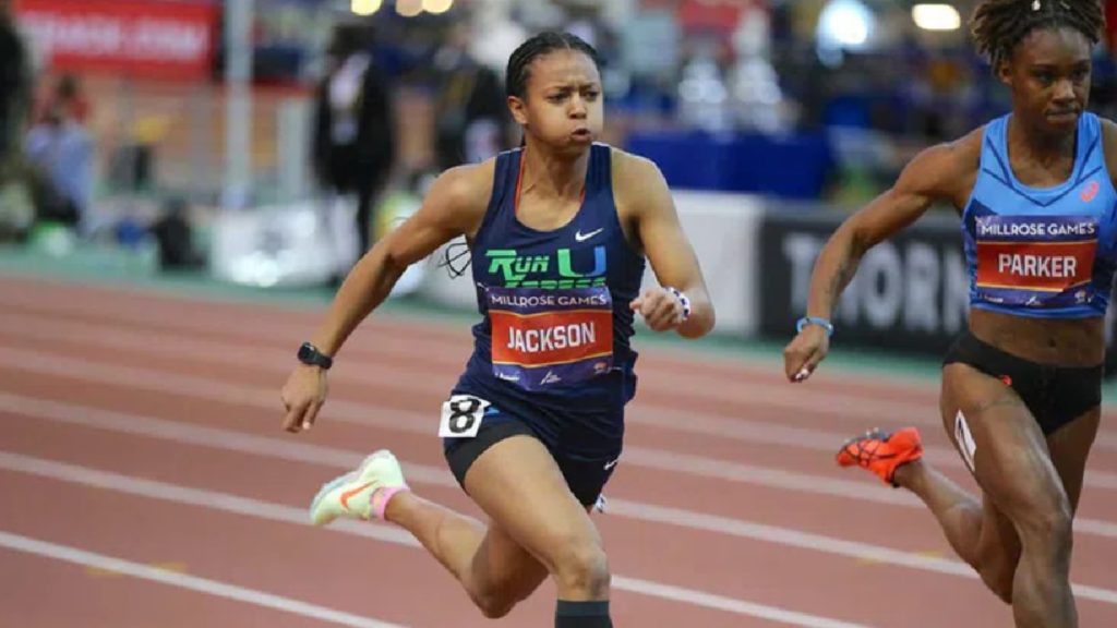 The 16-year-old Shawnti Jackson set a new record at 60m girls – Femi Sports