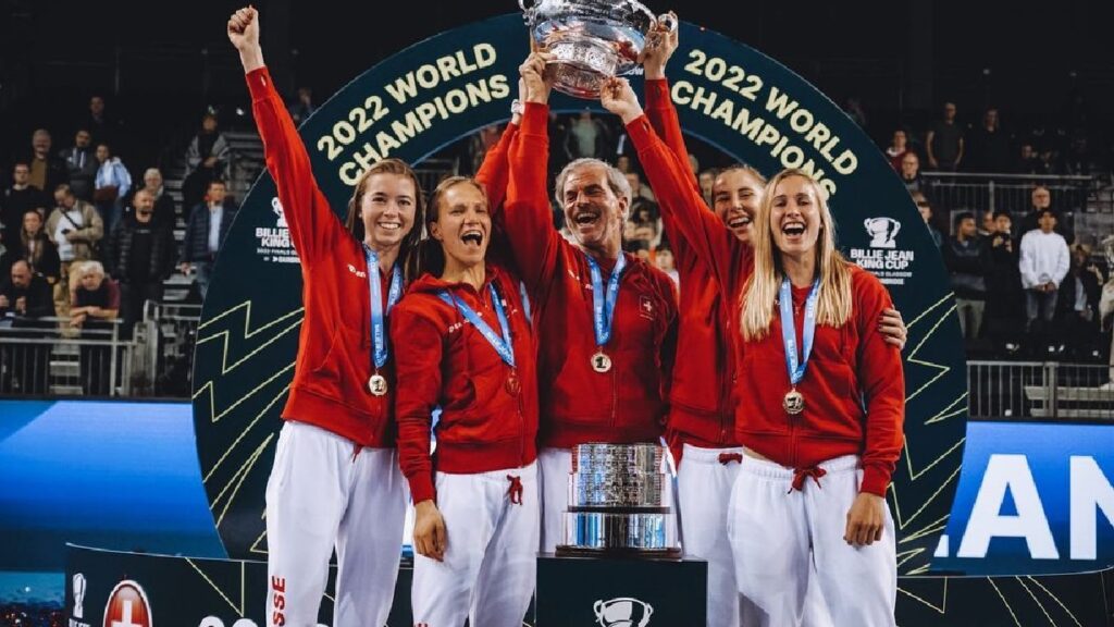 Switzerland women's tennis team won the Billie Jean Cup 2022 - Femi Sports