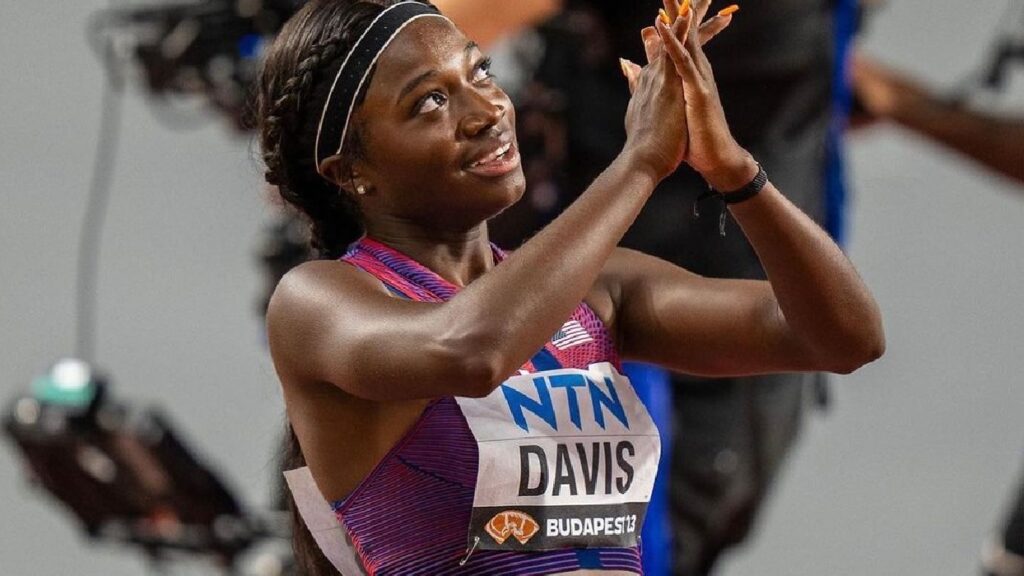 Tamari Davis won the 100m gold at the Gala dei Castelli 2024 in ...