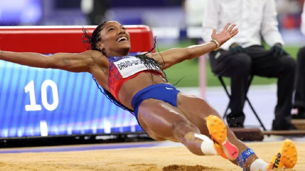Tara Davis-Woodhall won the long jump gold at the Paris 2024 Olympics ...