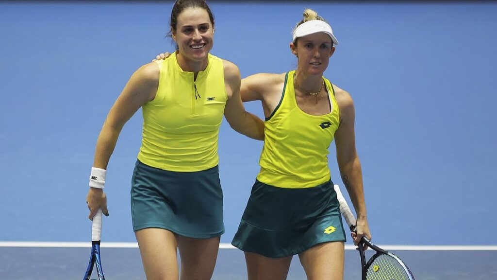 Team Australia defeated Kazakhstan in the Group B of the Billie Jean ...