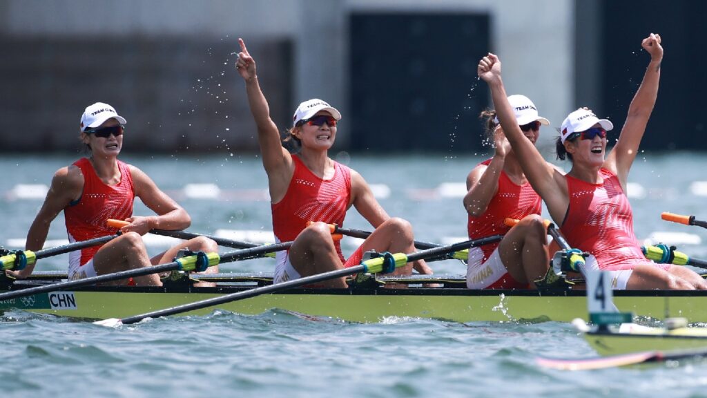 Chinese teams dominated the women's rowing events at the 2023 Hangzhou ...