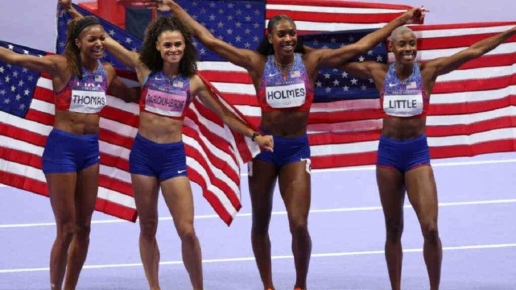 US women's 4x400m relay team won the Olympic title in Paris - Femi Sports