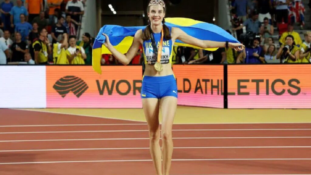 Yaroslava Mahuchikh won the high jump gold at the World Athletics ...